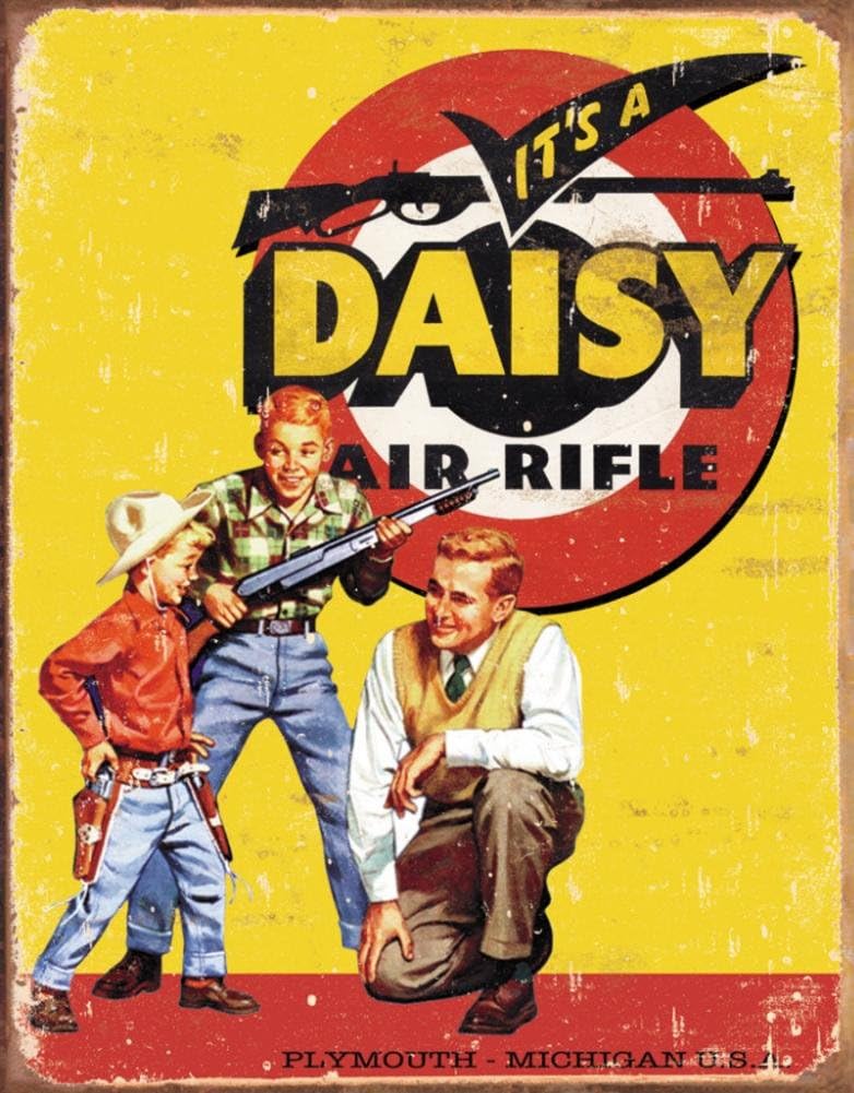 Amazon.com: Daisy Air Rifle Advertisement Metal Sign : Home & Kitchen
