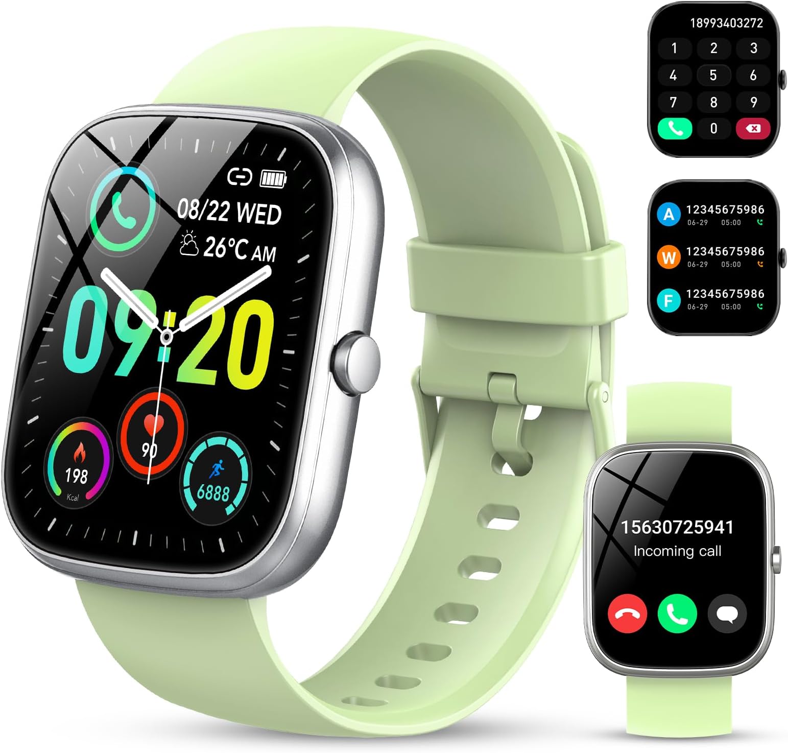 Smart Watch for Men Women Answer/Make Calls, 1.91" Touch Screen ...