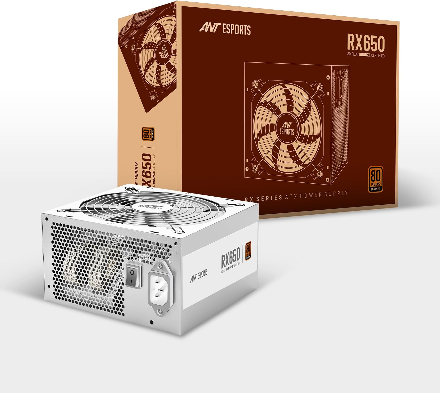 Amazon.in: Buy Ant Esports RX650 650 Watt 80 Plus Bronze Certified Power Supply/PSU for PC with ...