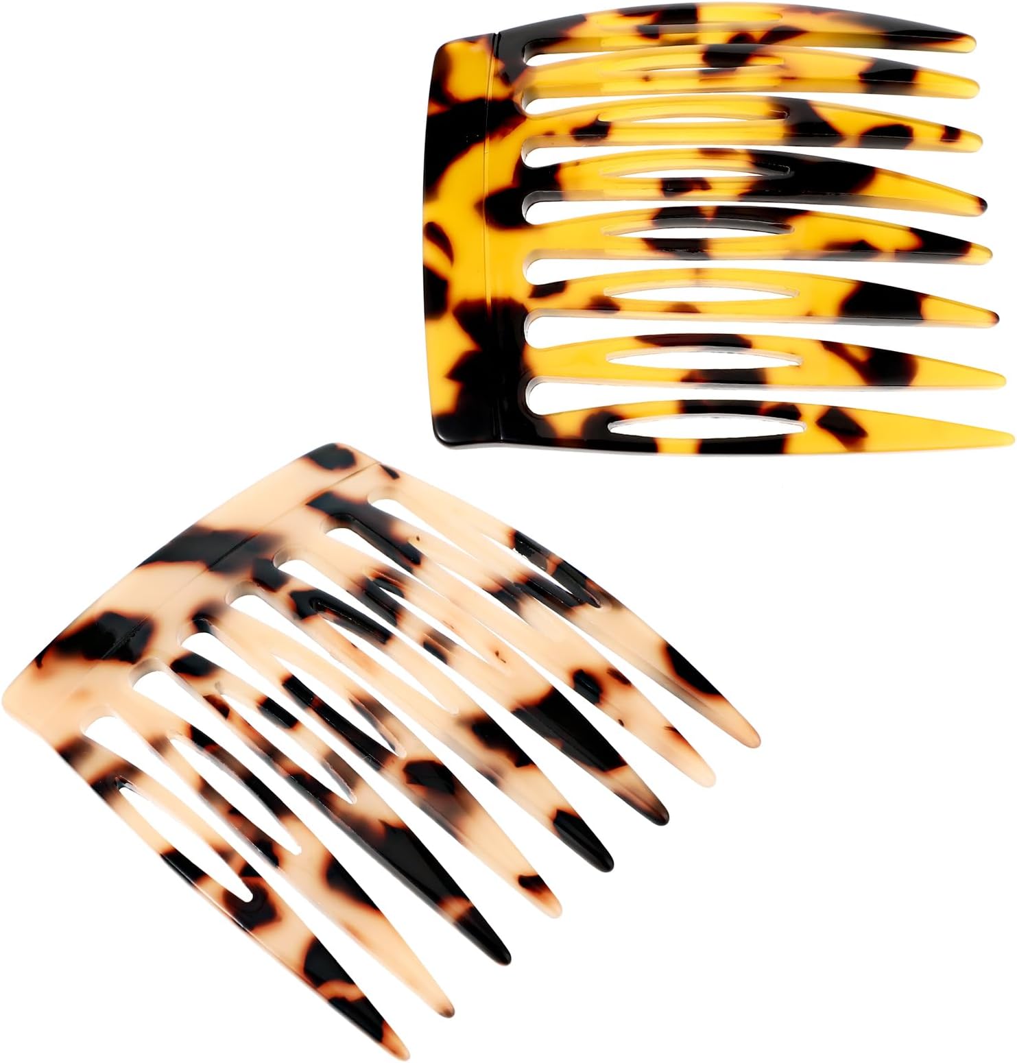 Amazon.com : France Luxe Mini Push Up Comb - Black : Decorative Hair ...