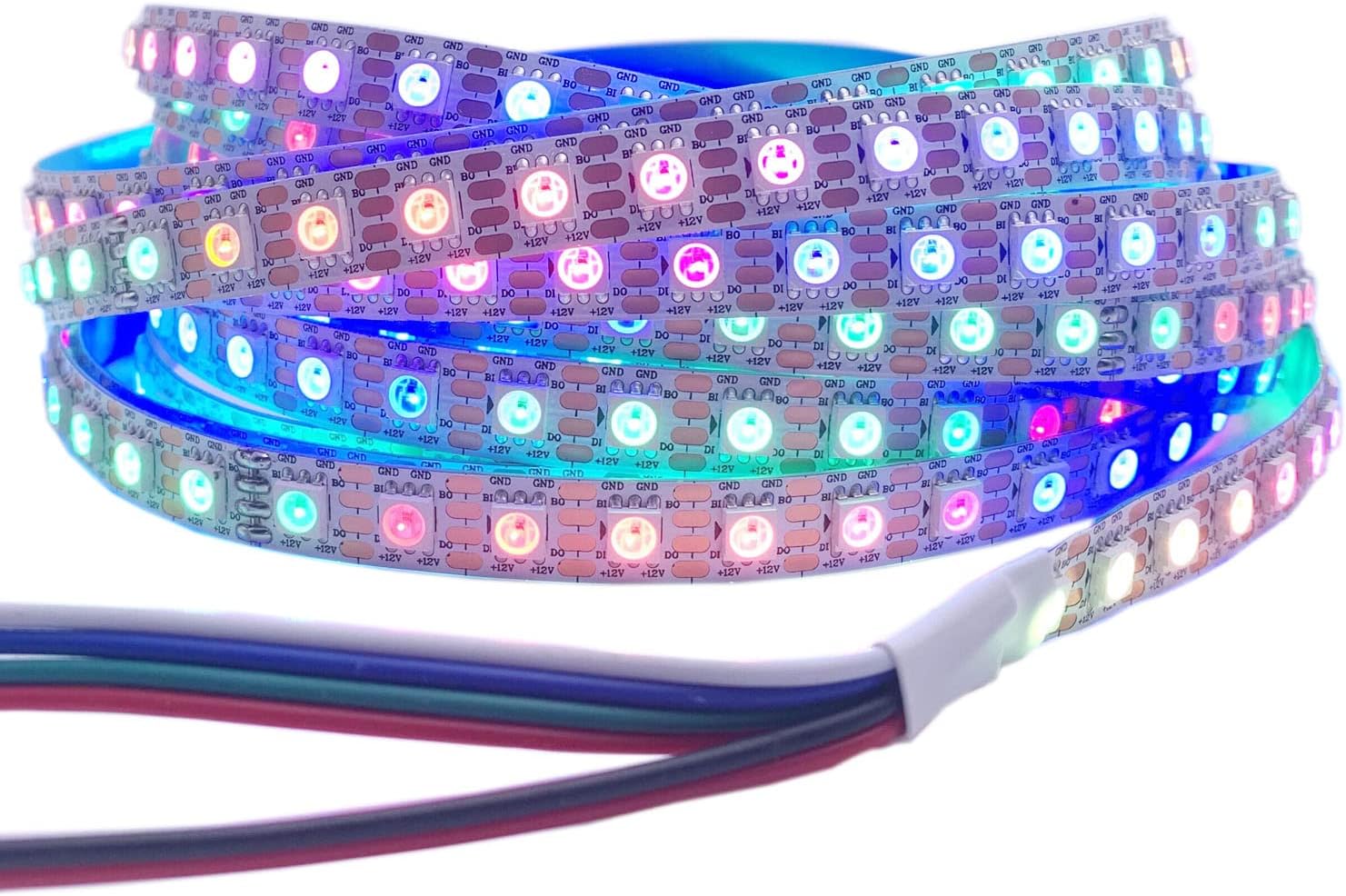 Amazon.com: TOPXCDZ WS2815 DC12V WS2812B WS2813 LED Strip Light RGB ...