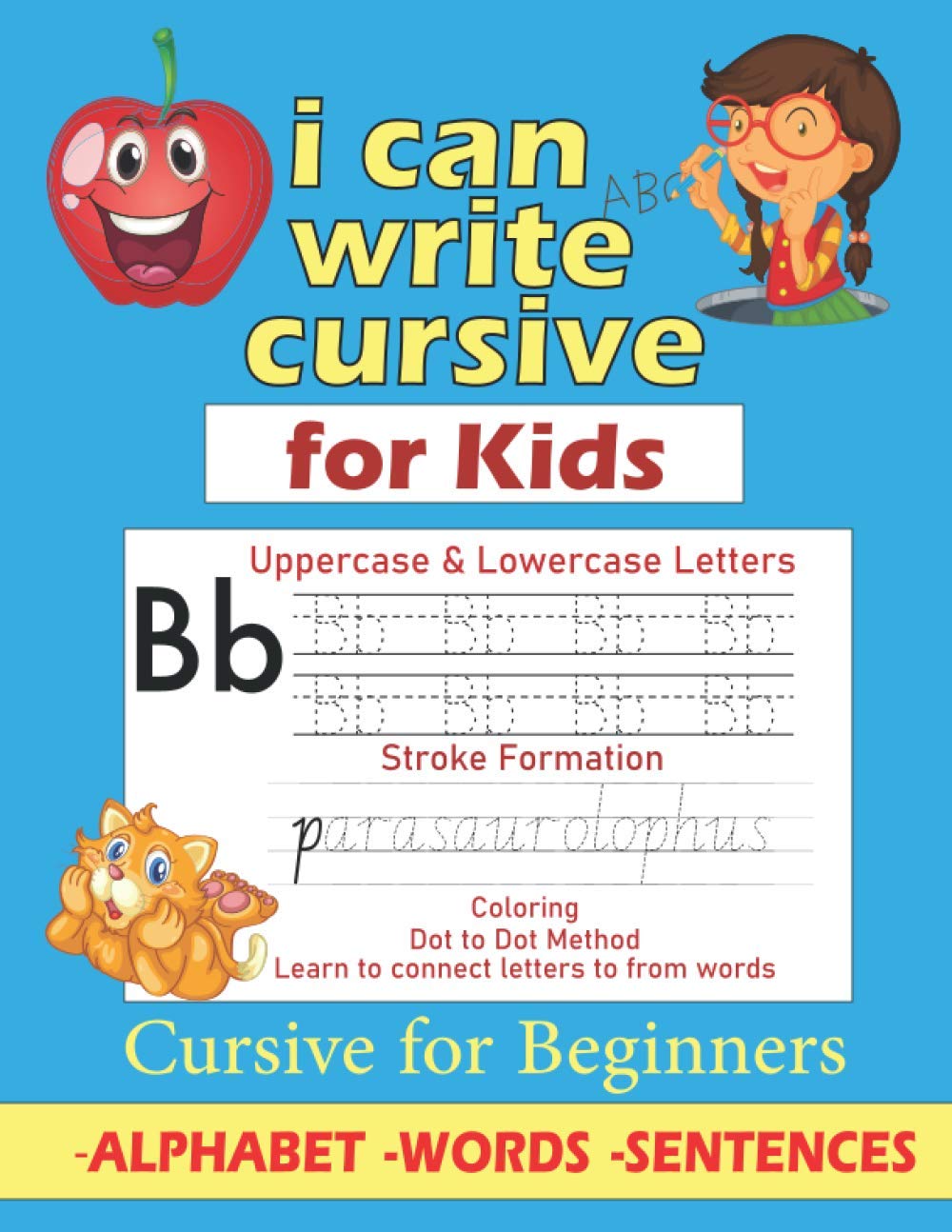Buy I Can Write Cursive First Learn To Write Workbook Practice Line 