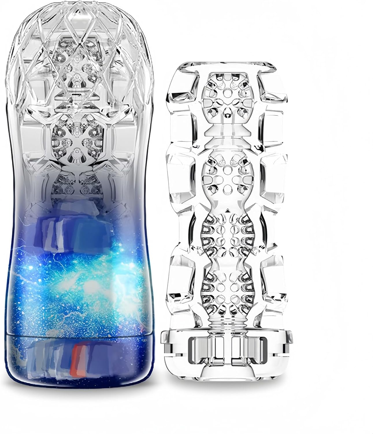 Amazon | Orirya オナホ 繰り返し使えるオナホール 透明 TPR製 大人のおもちゃ アダルトグッズ男性用 おなほーる メンズ-ブルー | Orirya | 非貫通