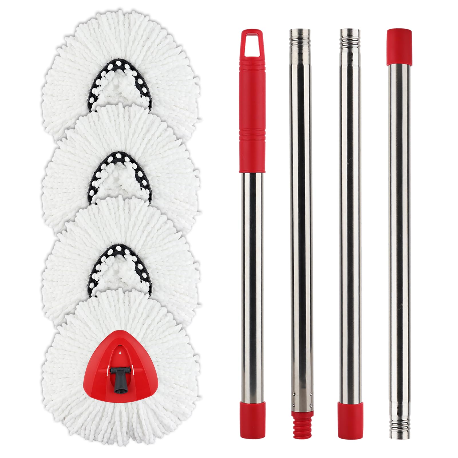 Easywring Spin Mop Refills for Vileda: Replacement Mop Head Fit for ...