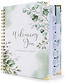 Amazon.com: Beautiful Pregnancy Journal and Memory Book with Stickers ...