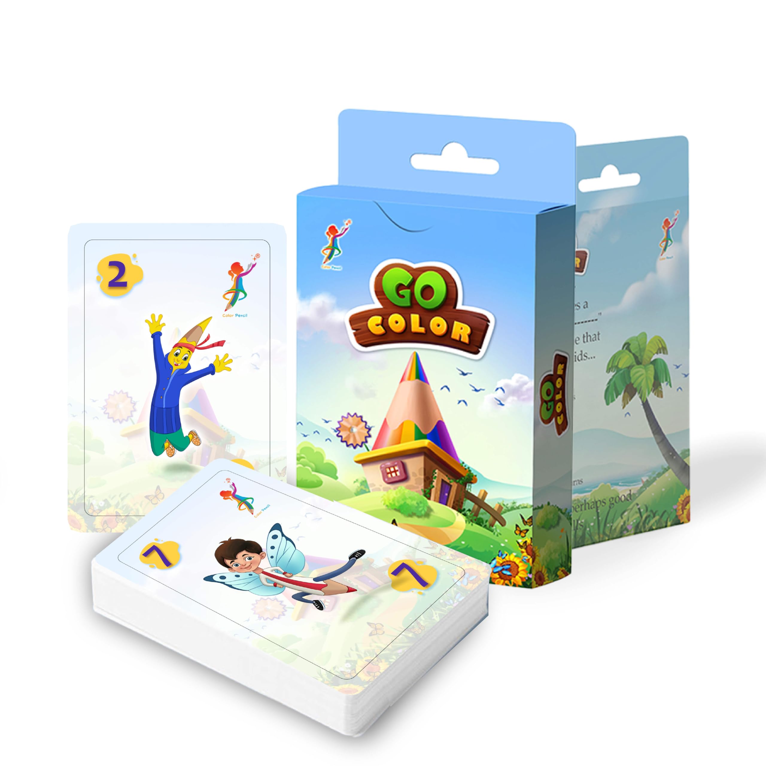 Buy Color Pencil Flash Cards for Kids | Go Color Flash Card | Color ...