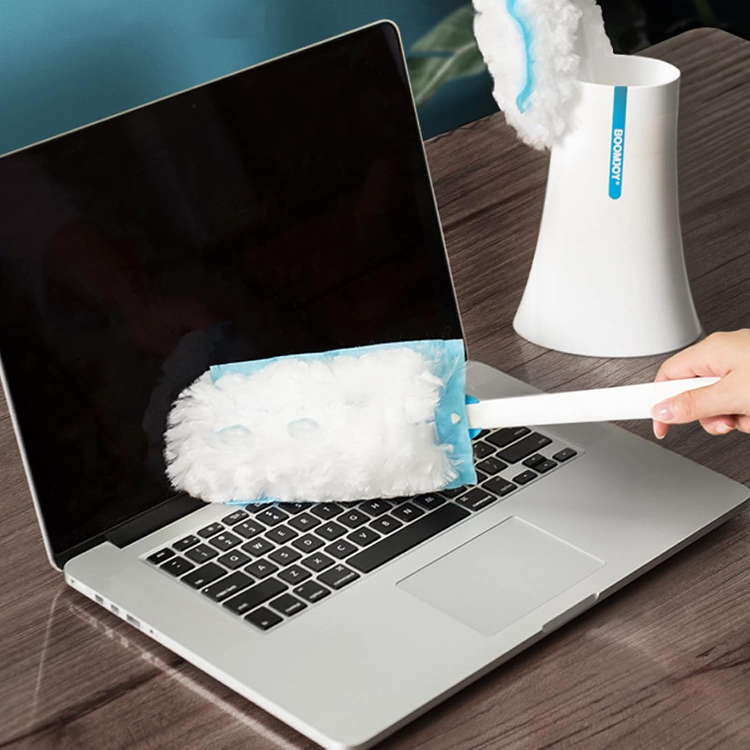 Amazon.com: Disposable Duster Kit Telescopic Handle Duster with 6 ...