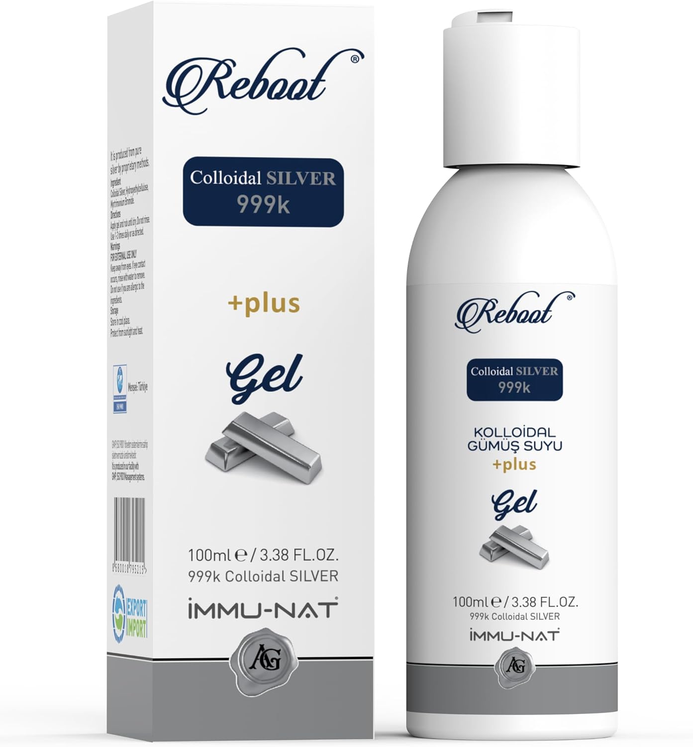 Amazon.com: Reboot Colloidal Silver Gel - 35PPM Max Strength - First ...