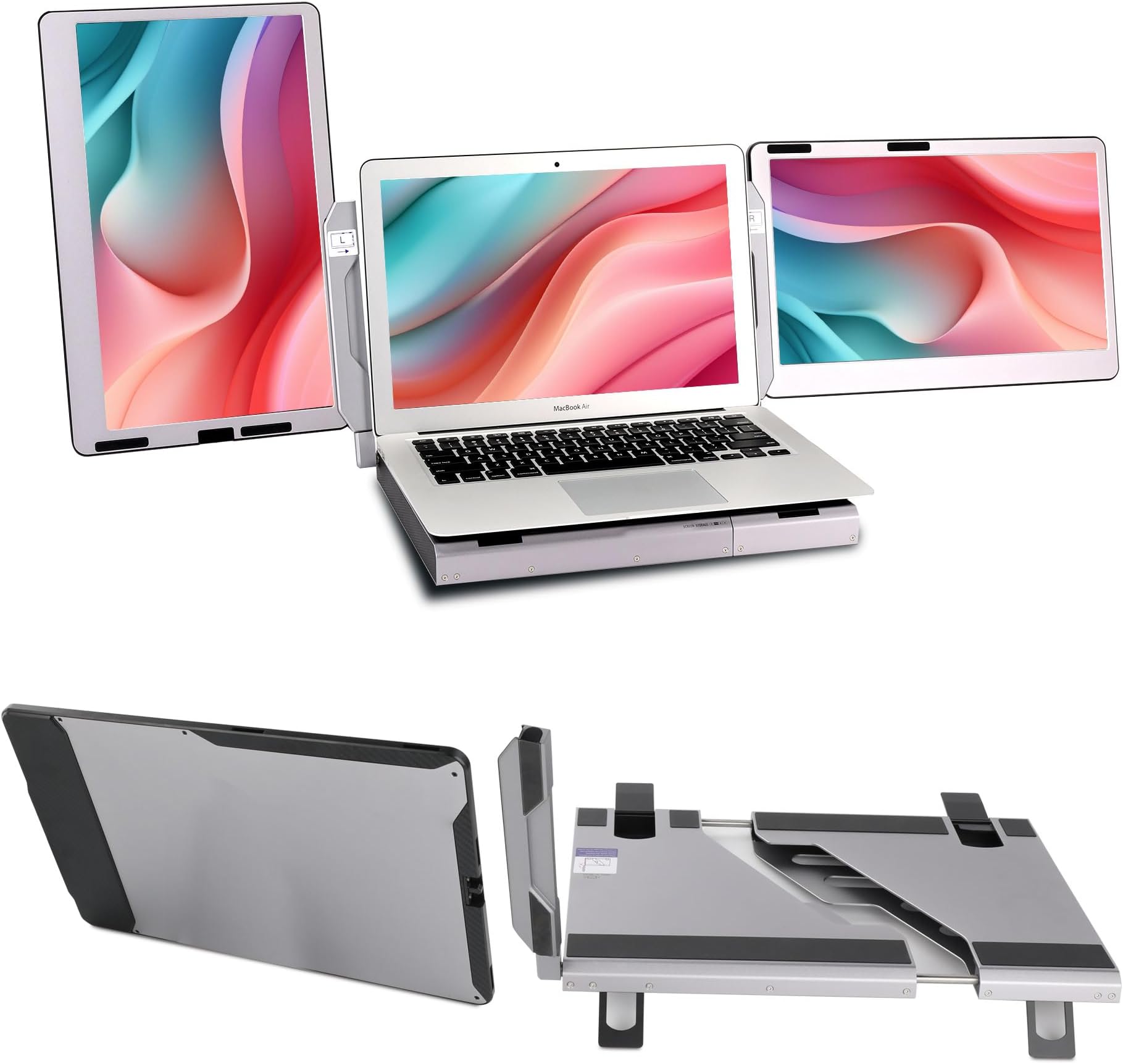 Amazon.com: Alecewey 2023 F2 Laptop Screen Extender Monitor Triple ...