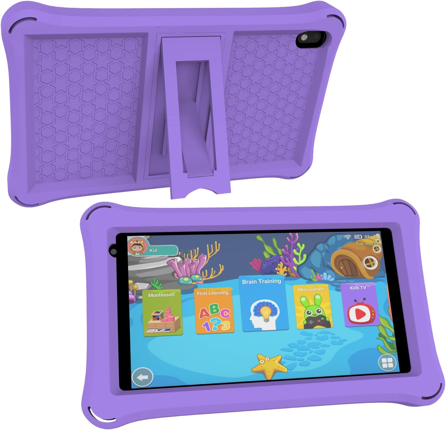 Amazon.com : ATOZEE 8 Inch Kids Tablet, Android 11 Toddler Tablet, 32GB ...