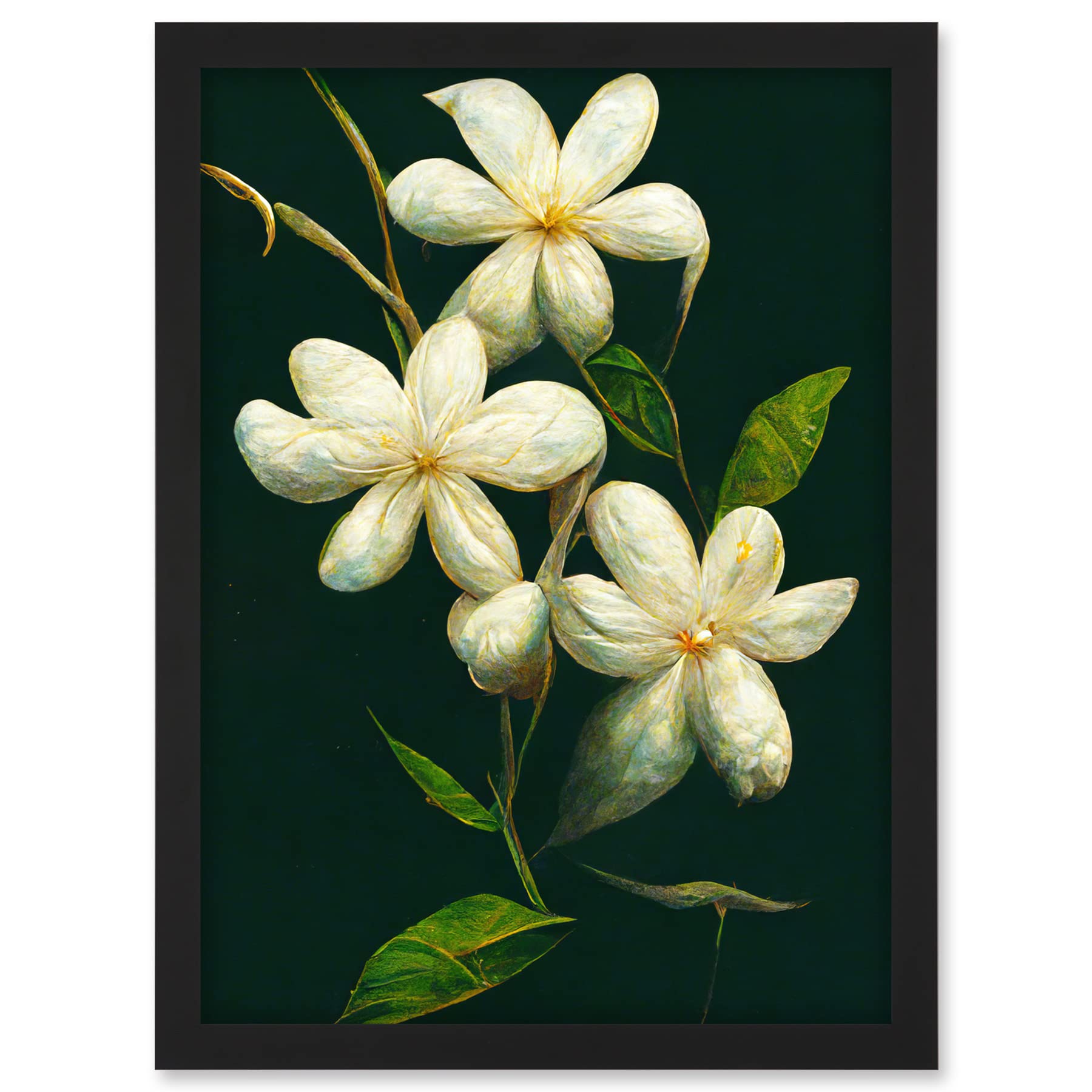 Jasmine Flower Painting A Fresh Start" Original Painting Jasmine