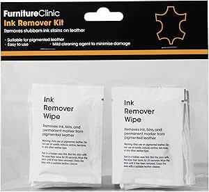 Furniture Clinic Leather Ink Remover Kit - Effectively Remove Pen & Ink ...