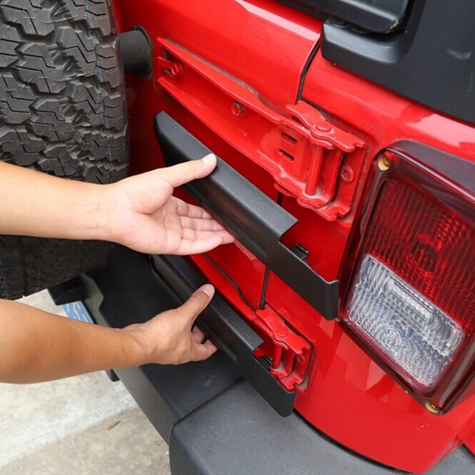 Snapklik.com : RESTBONE Door Hinge Liftgate Trim Tailgate Hinge Cover ...