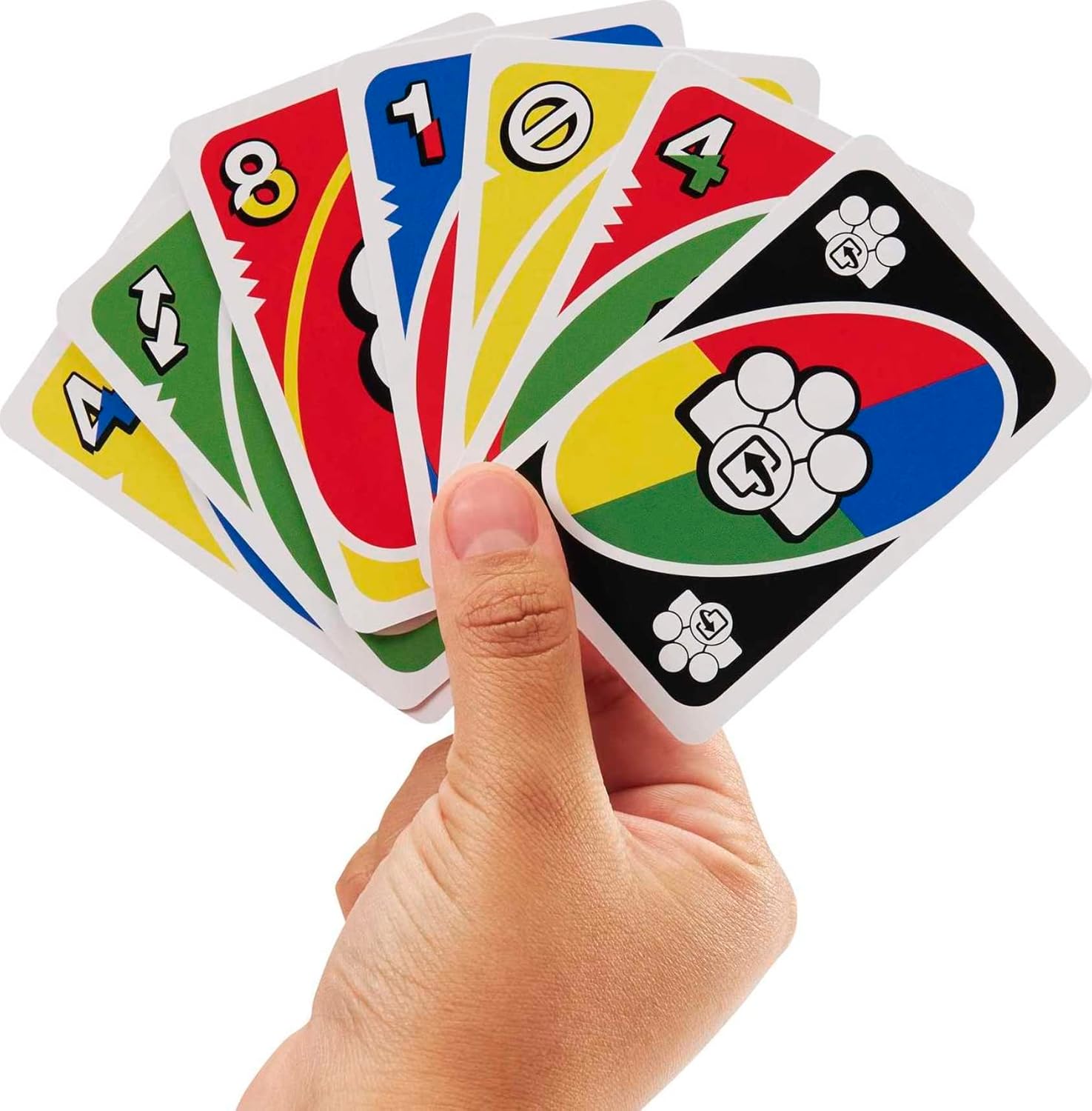UNO Flex Card Game for Family Night Where Cards Change Color When ...
