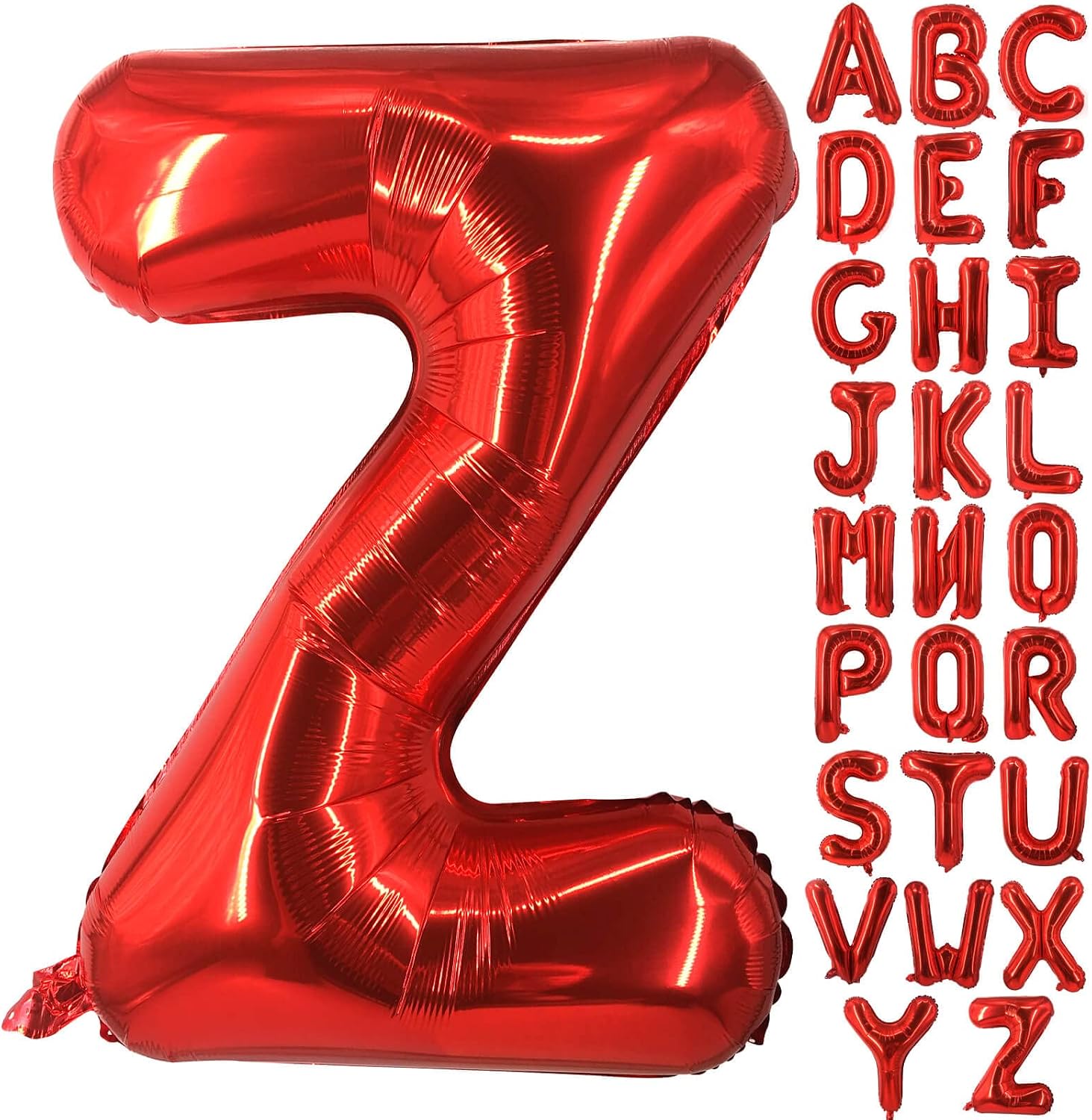 Amazon.com: Lovoir 40 Inch Large Red Letter Z Balloons Big Size Jumbo ...