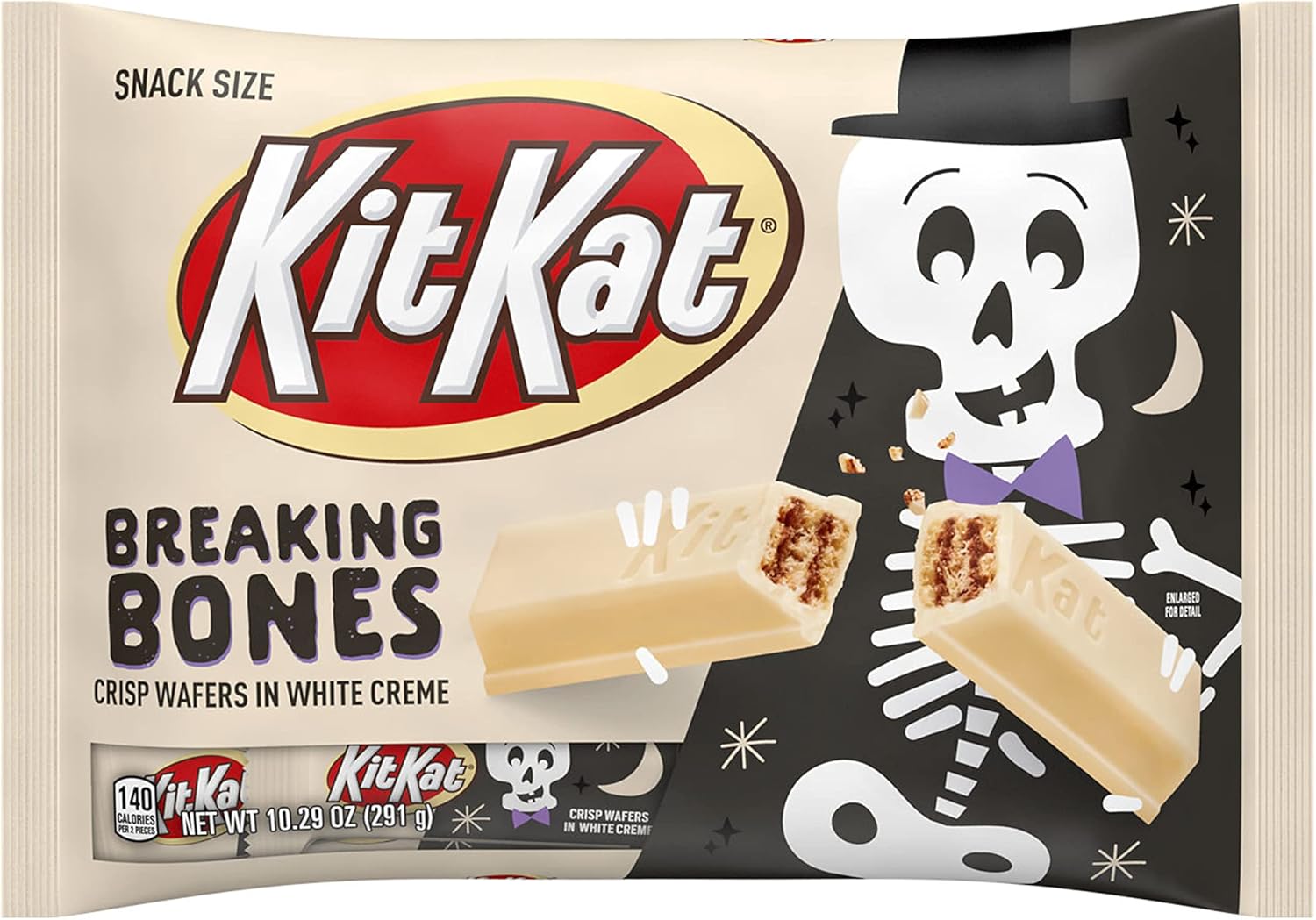 1 Share Bag x Kit Kat Breaking Bones Crisp Wafers in White Creme ...