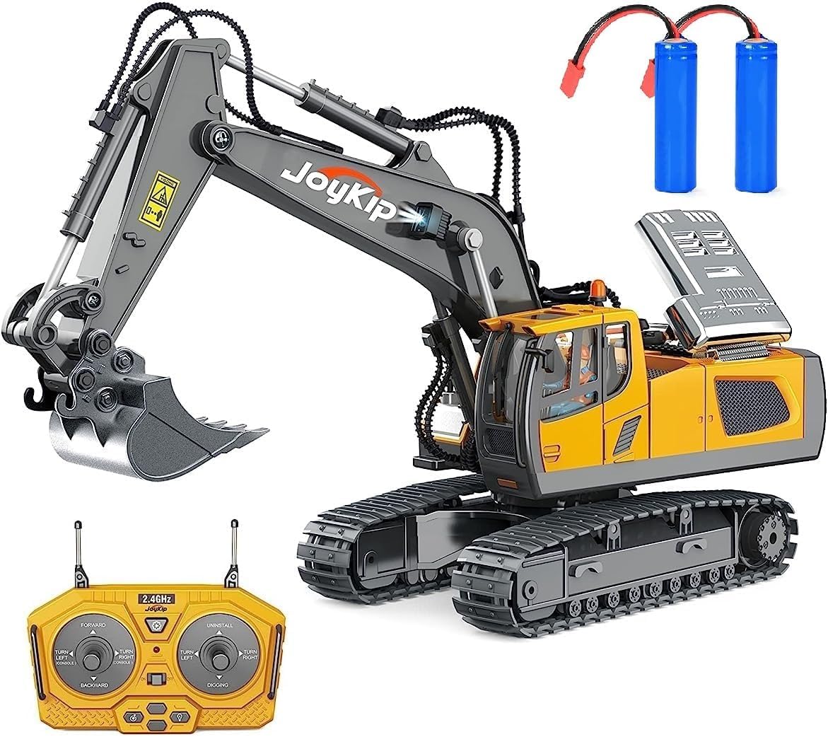 Amazon.com: Remote Control Excavator Toy 11 Channel 2.4Ghz RC ...