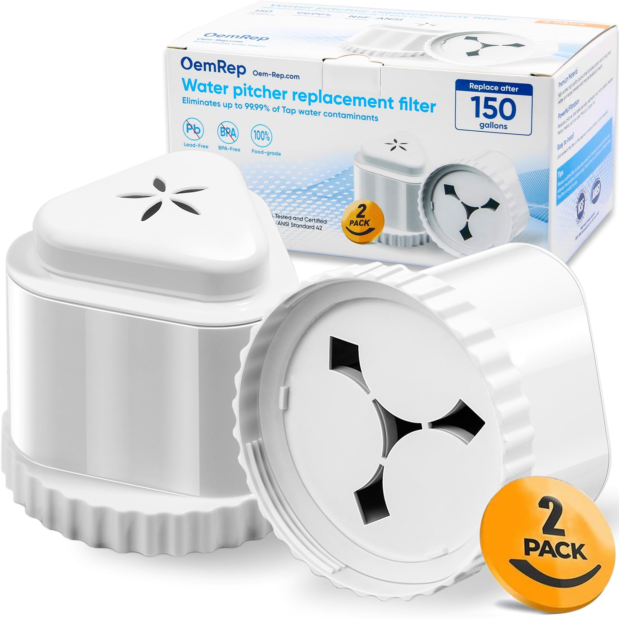 Amazon.com: 3 PACK | REPLACEMENT FILTER for Epic Water Filter Pitcher ...