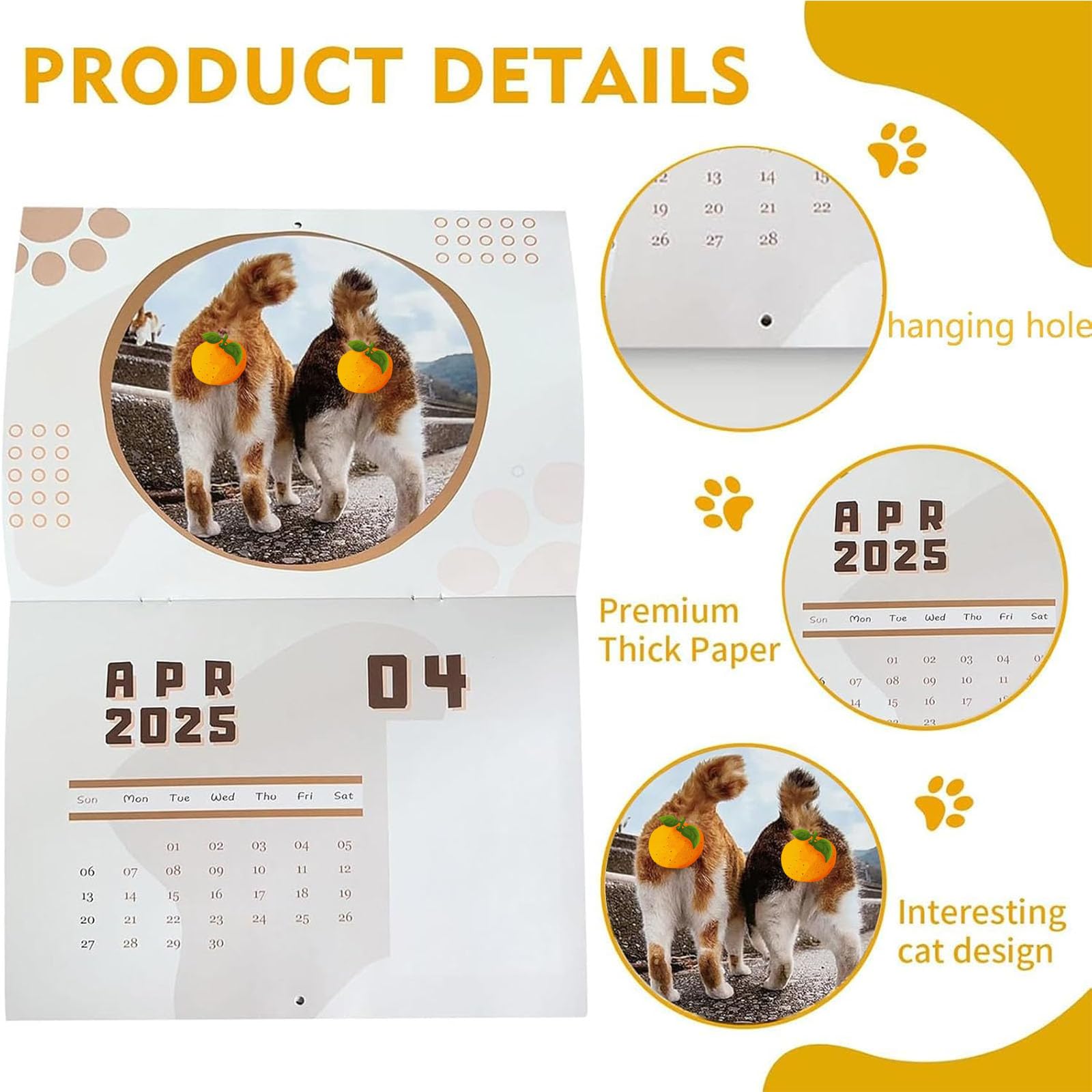 Funny Calendar 2025 Uk, Cats Calendar 2025, Funny Cat Calendar 2025 ...