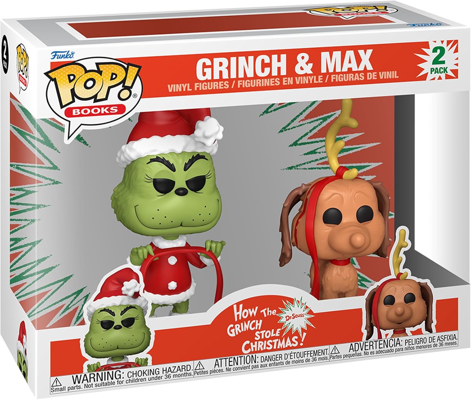 Amazon.com: Funko POP Books: How The Grinch Stole Christmas - The ...