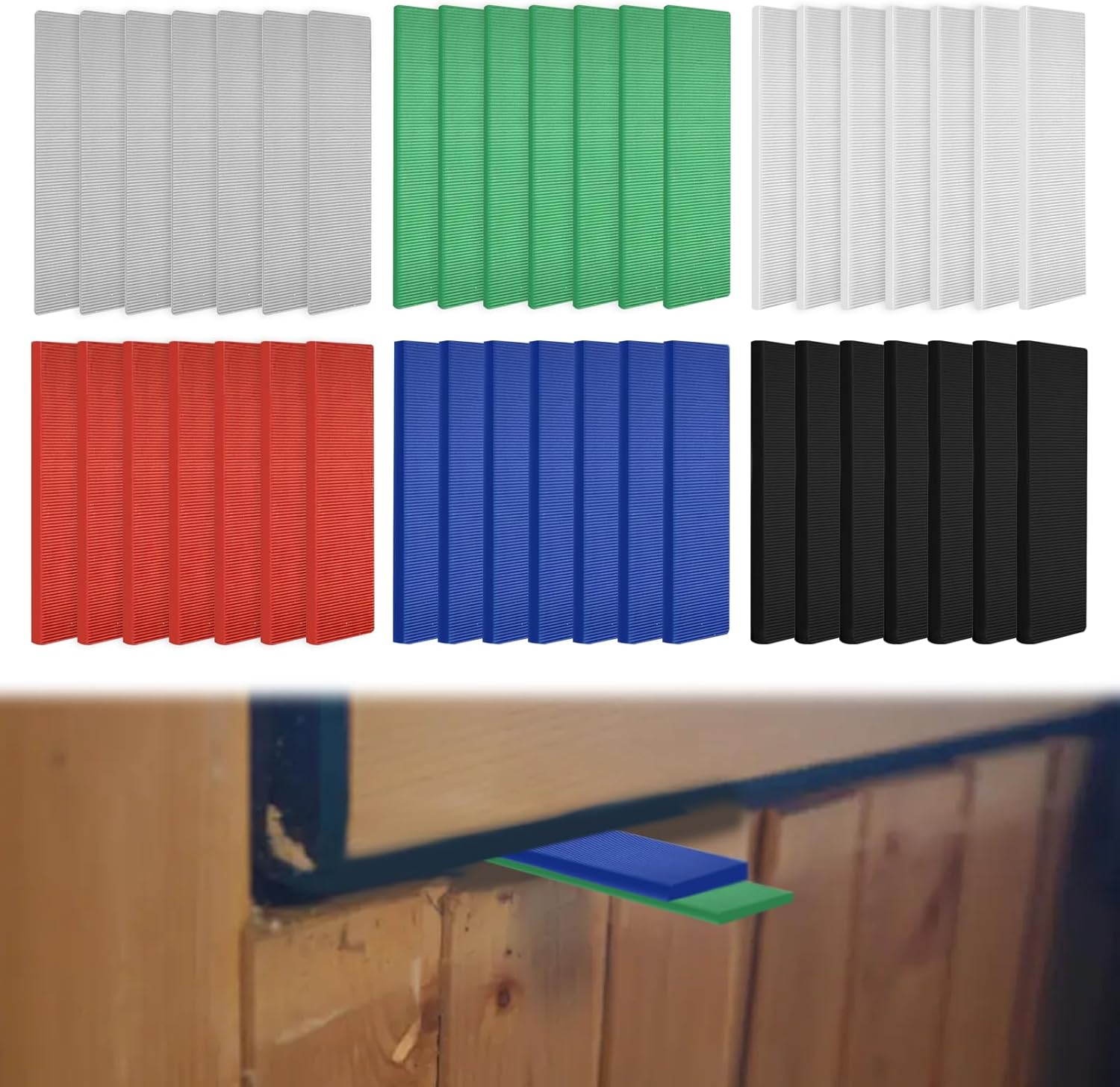 42PCS Plastic Spacers, 28mm x 100mm Window Packers, Packers and Shims ...