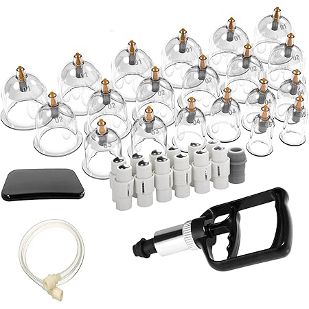 Amazon.com: AIKOTOO Cupping Therapy Set, 24 Massage Cups Cupping Set ...