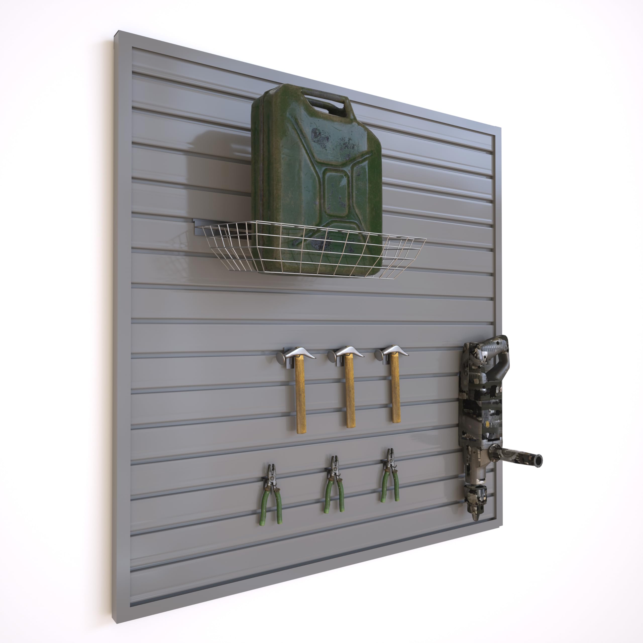 Snapklik.com : NeatiEase Slatwall Panel Wall Storage Systems, 4 X 4ft ...