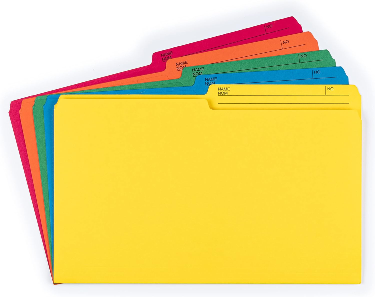 Amazon.com: Smead Reversible File Folder, 1/2-Cut Printed Tab, Legal ...