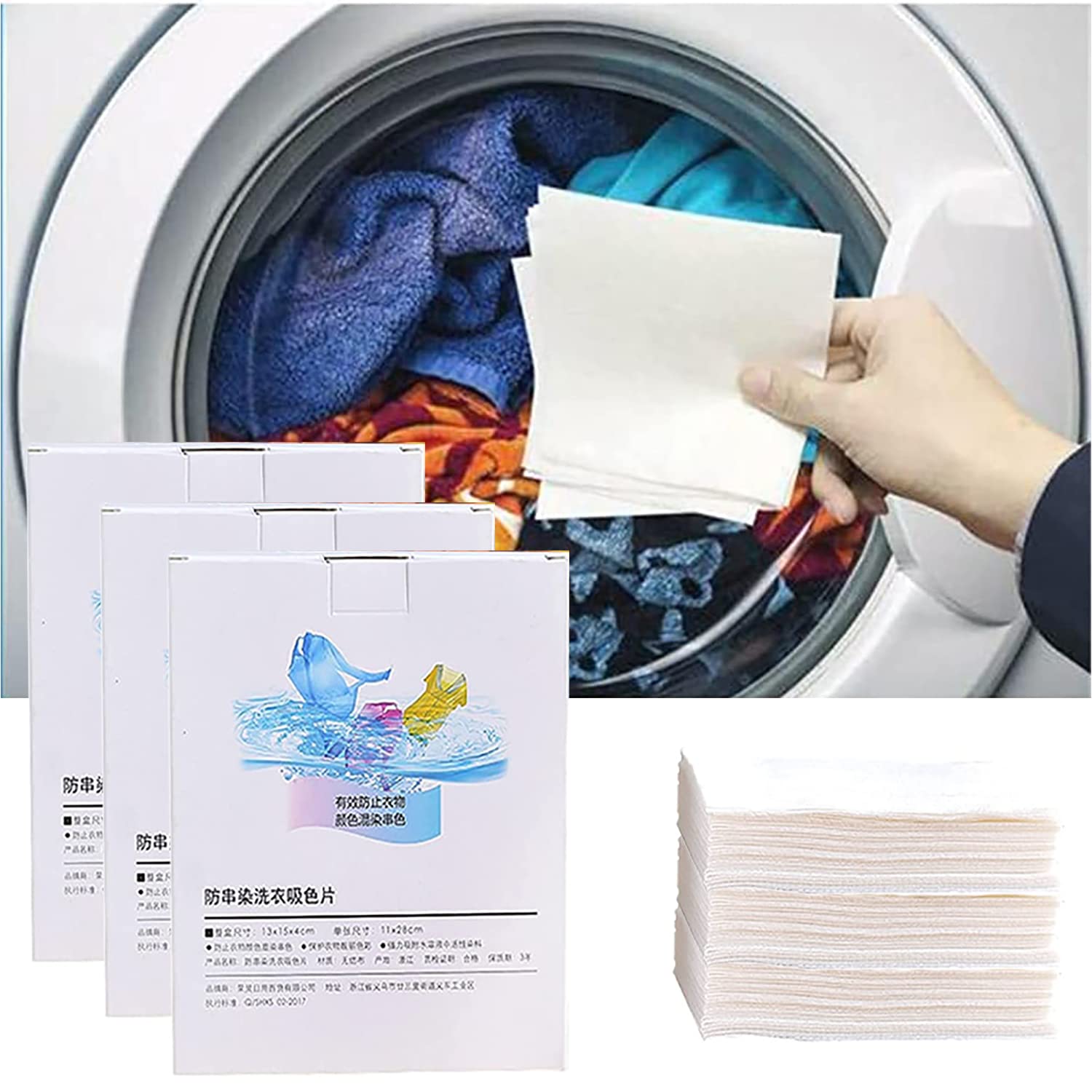 Buy YZDST Anti-dyeing Color Absorption Sheet, Anti Dyeing Mixed Laundry ...