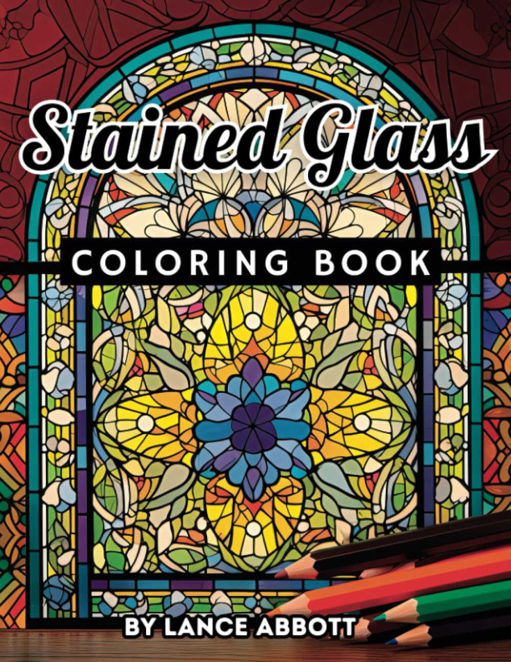 Amazon.com: Glassed Grace: Stained Glass Coloring Book for Adults: A ...