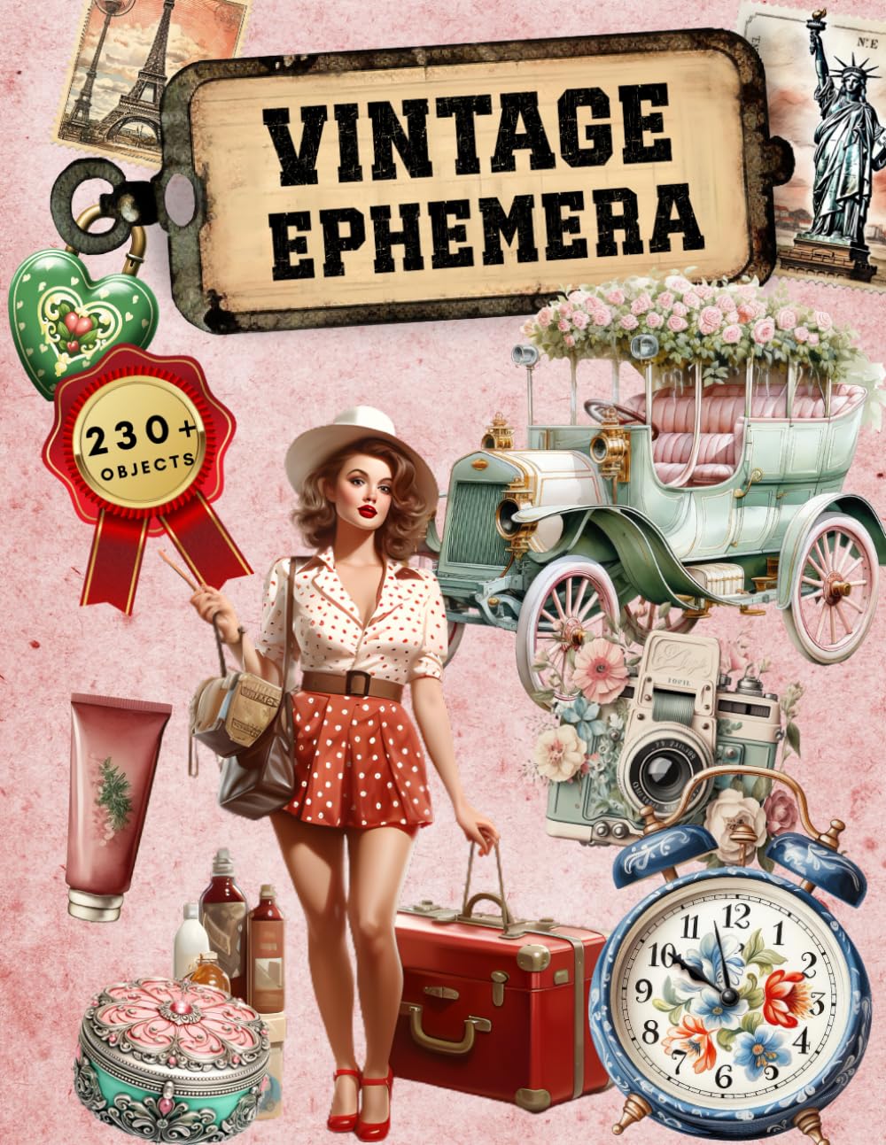 Vintage Ephemera Book: High Quality Images Of People and Furniture For ...