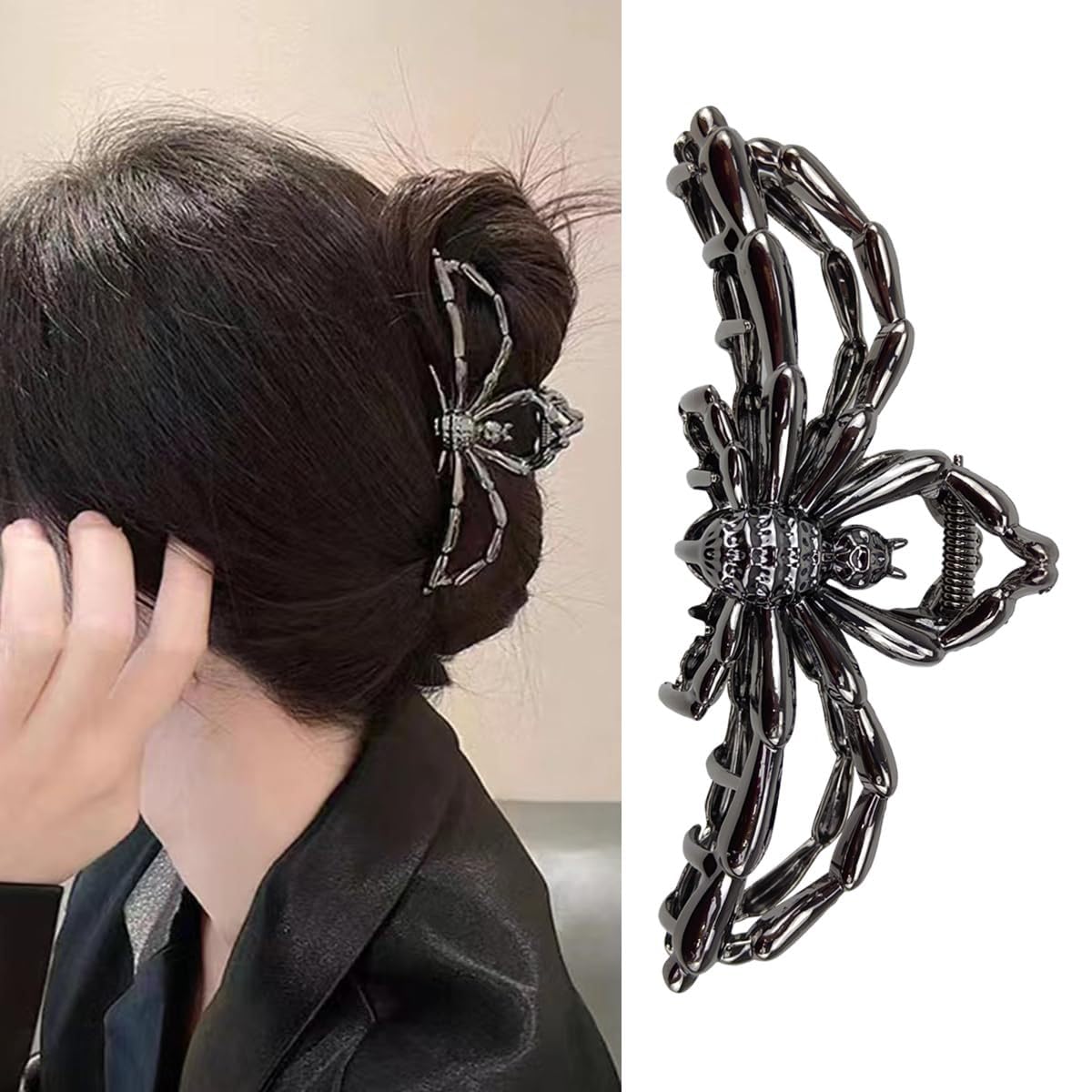 Amazon.com : Spider Hair Clips, Claw Clips for Women and Girls, French ...