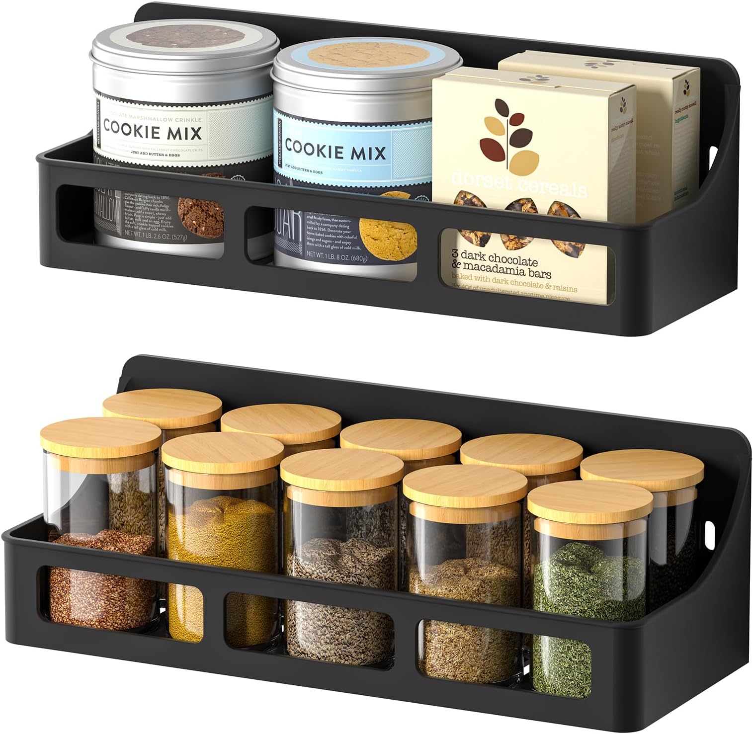 Amazon.com: LOCVCDA Magnetic Spice Rack for Refrigerator, Expandable ...