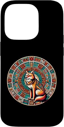 Aztec Coyote And Ancient Mexican History Mayan Calendar Case for iPhone ...