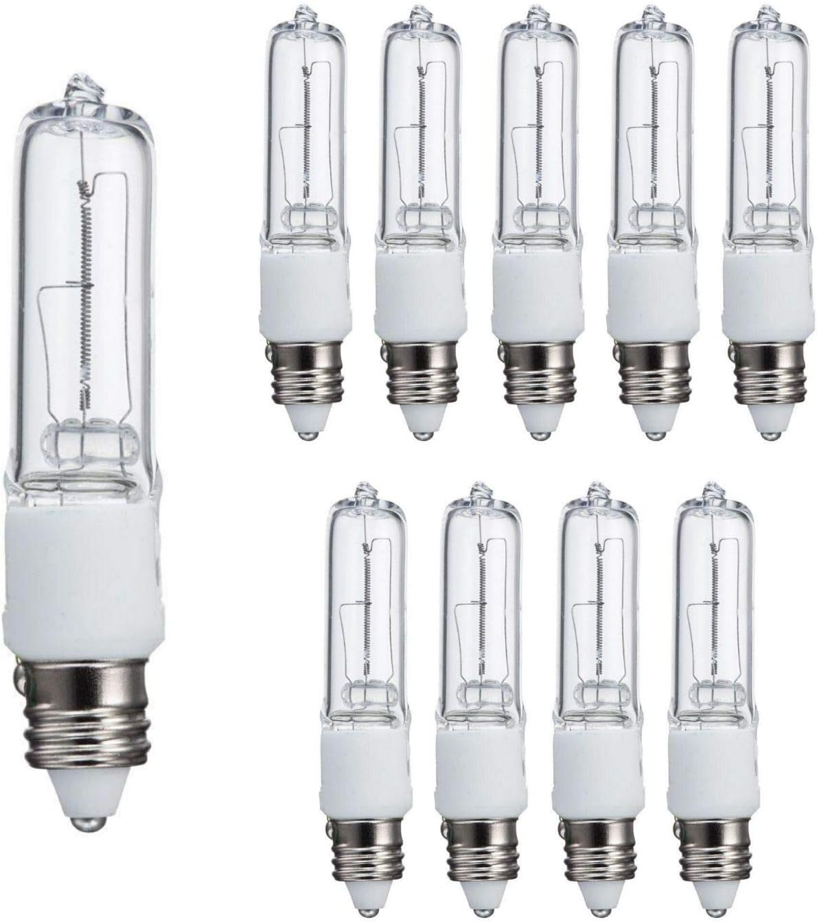 Sterl Lighting –100 Watt Sconce Halogen Light Bulbs T4 JD E11 Mini ...