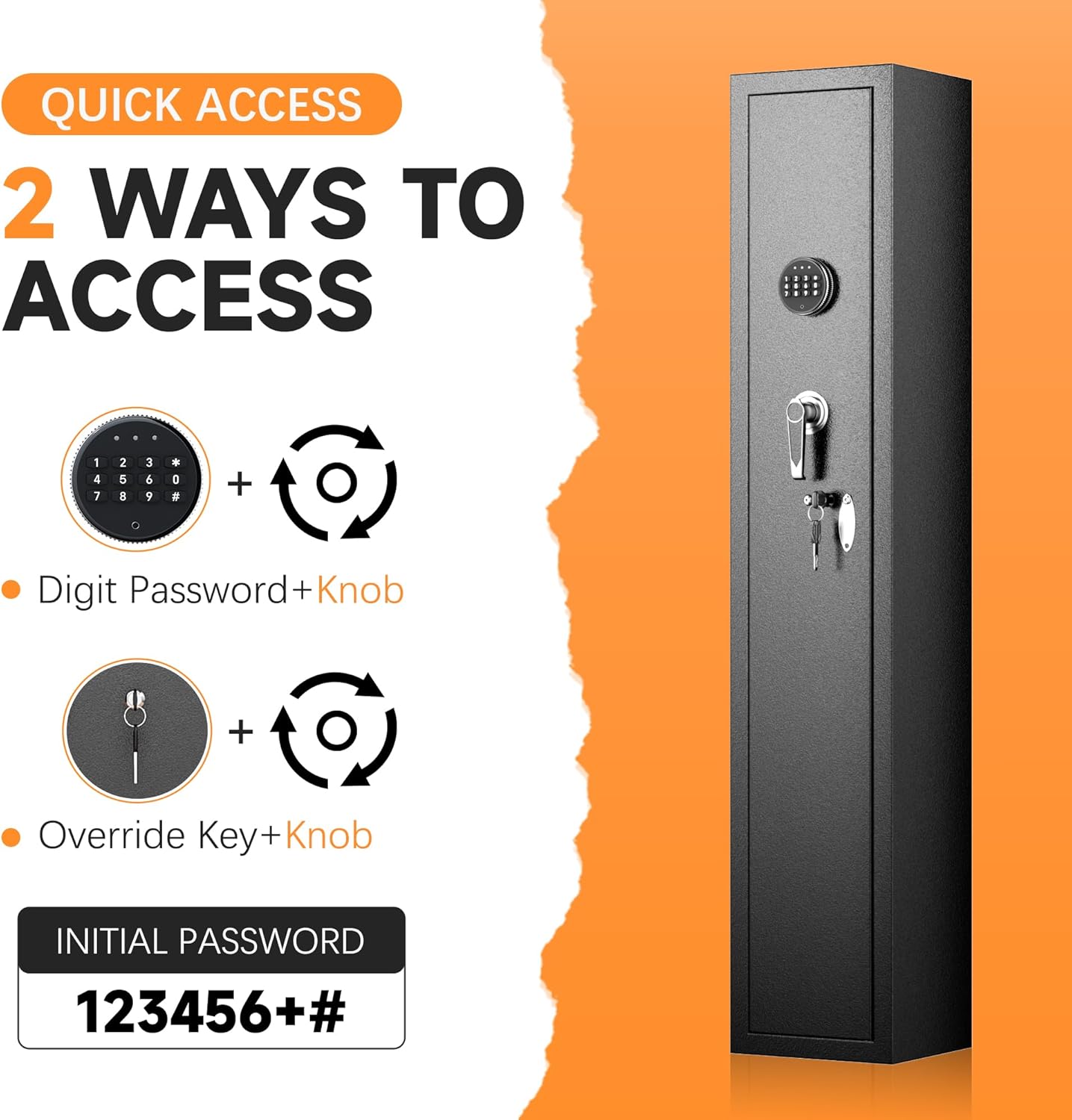 INTERGREAT 52-inch Digital Keypad Rifle Safe Instruction Manual