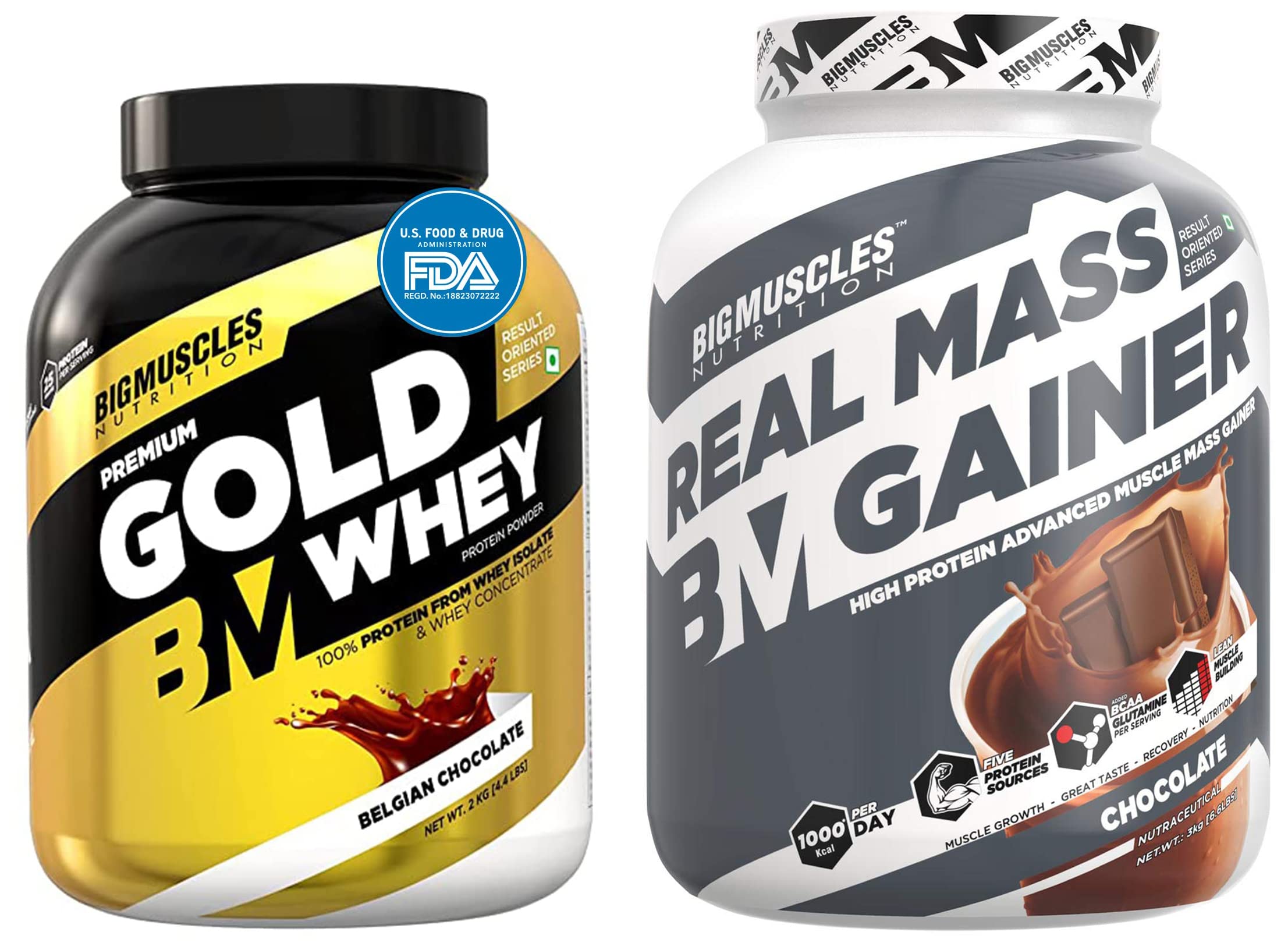 Buy Bigmuscles tion Premium Gold Whey 2Kg Whey Protein Isolate Blend ...