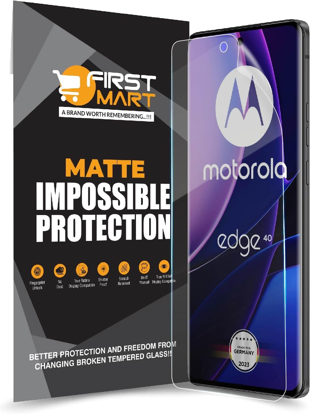 ArmourPro Matte Screen Protector for Motorola Edge 50 Fusion 5G and ...