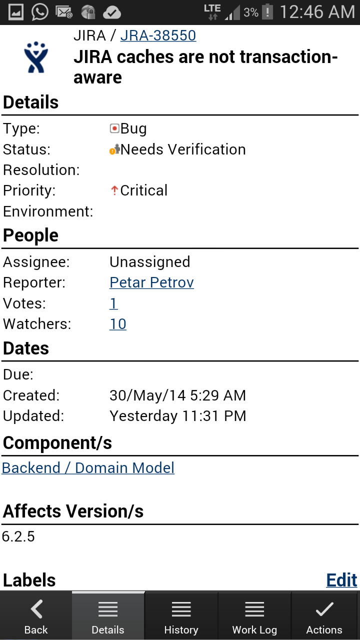 JIRA Issue Tracker - App on Amazon Appstore