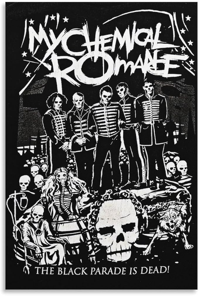 Amazon.com: ALPJKBKB My Chemical Romance Poster Mcr Poster Vintage ...