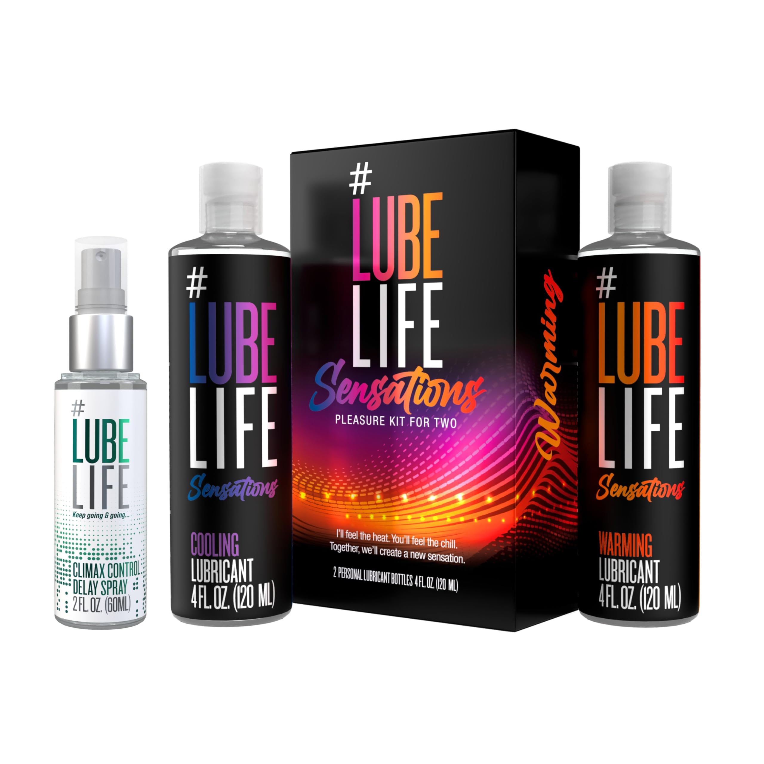 Amazon.com: Lube Life What's Mine is Yours Pleasure Kit for Men and ...