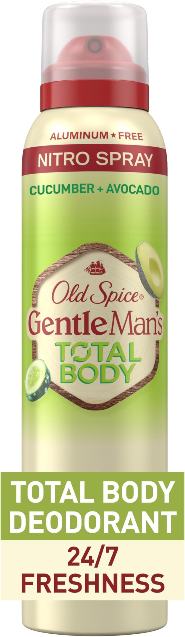 Amazon.com : Old Spice Whole Body Deodorant Spray for Men, Aluminum ...
