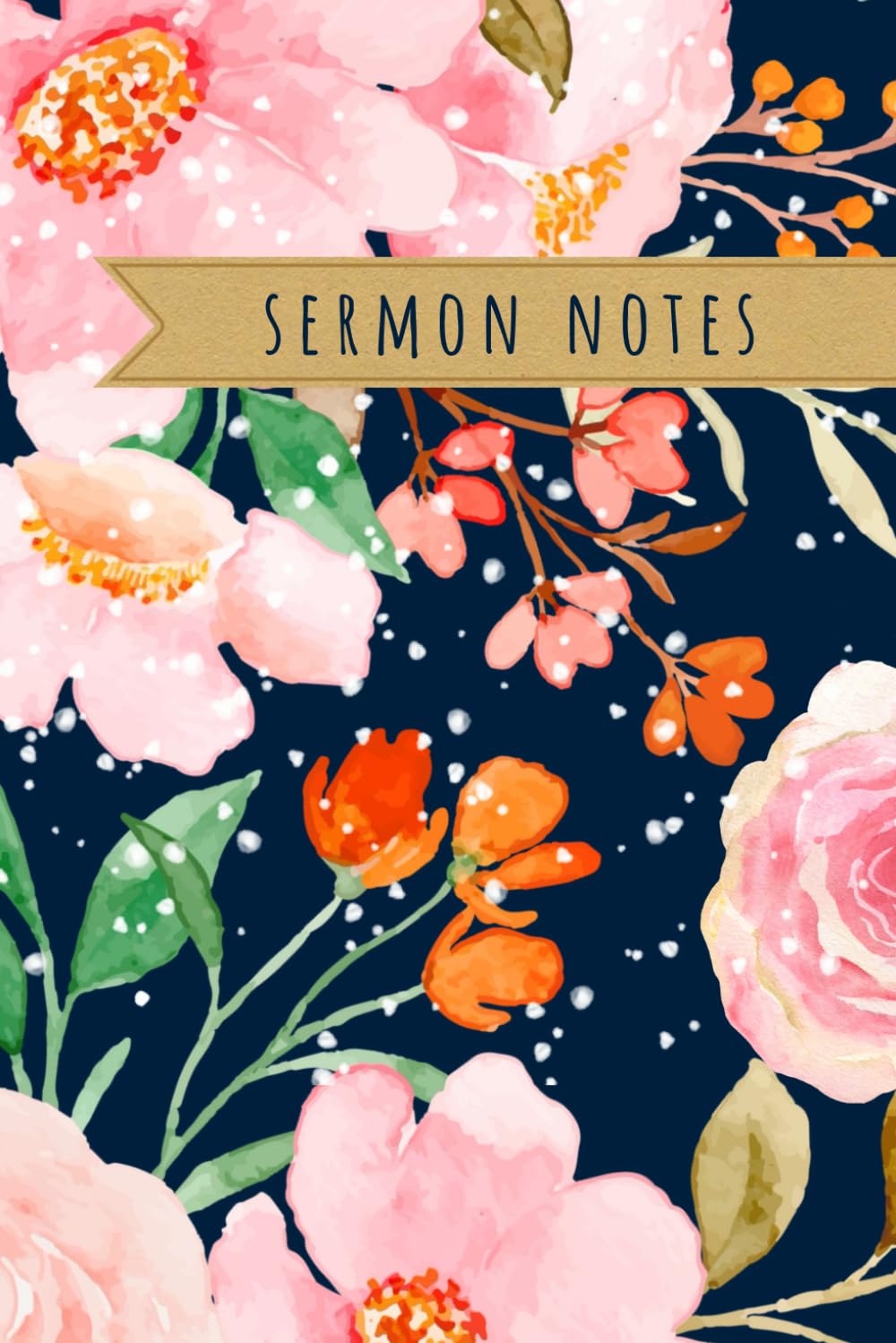 Sermon Notes Journal Notebook for Women for One Year: 52 Weekly Church ...