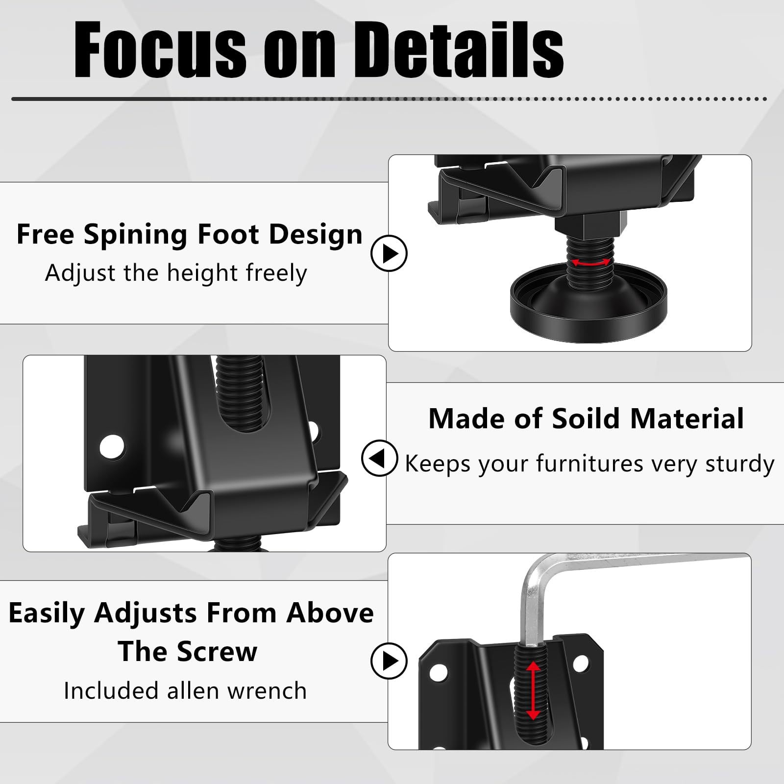 Snapklik.com : 8 Pack Folding Shelf Brackets, Heavy Duty Lock Extension ...