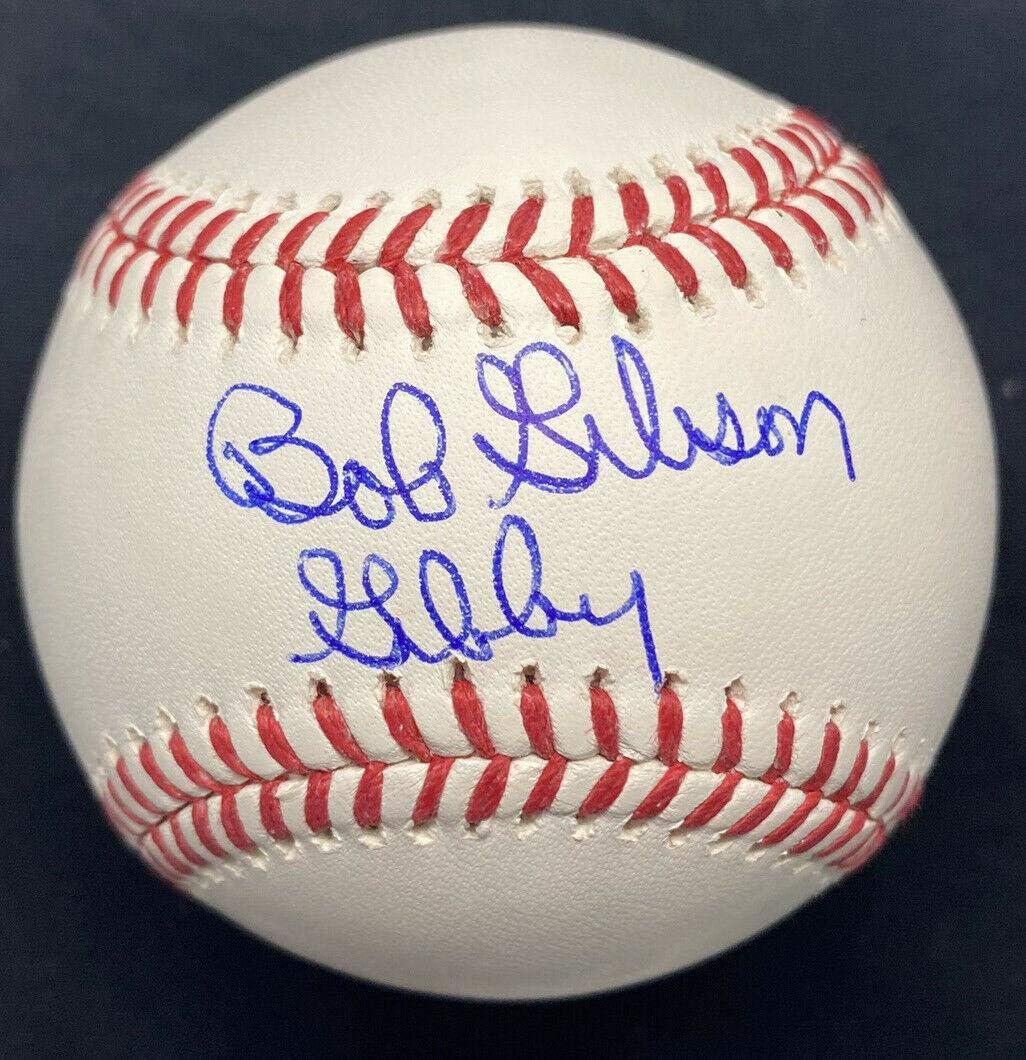 Bob Gibson Gibby Signed Nickname Baseball JSA - Autographed Baseballs ...
