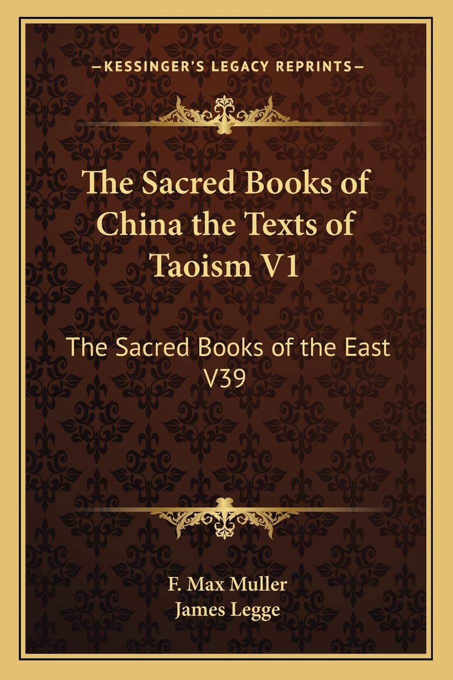 Snapklik.com : The Sacred Books Of China The Texts Of Taoism V1: The ...