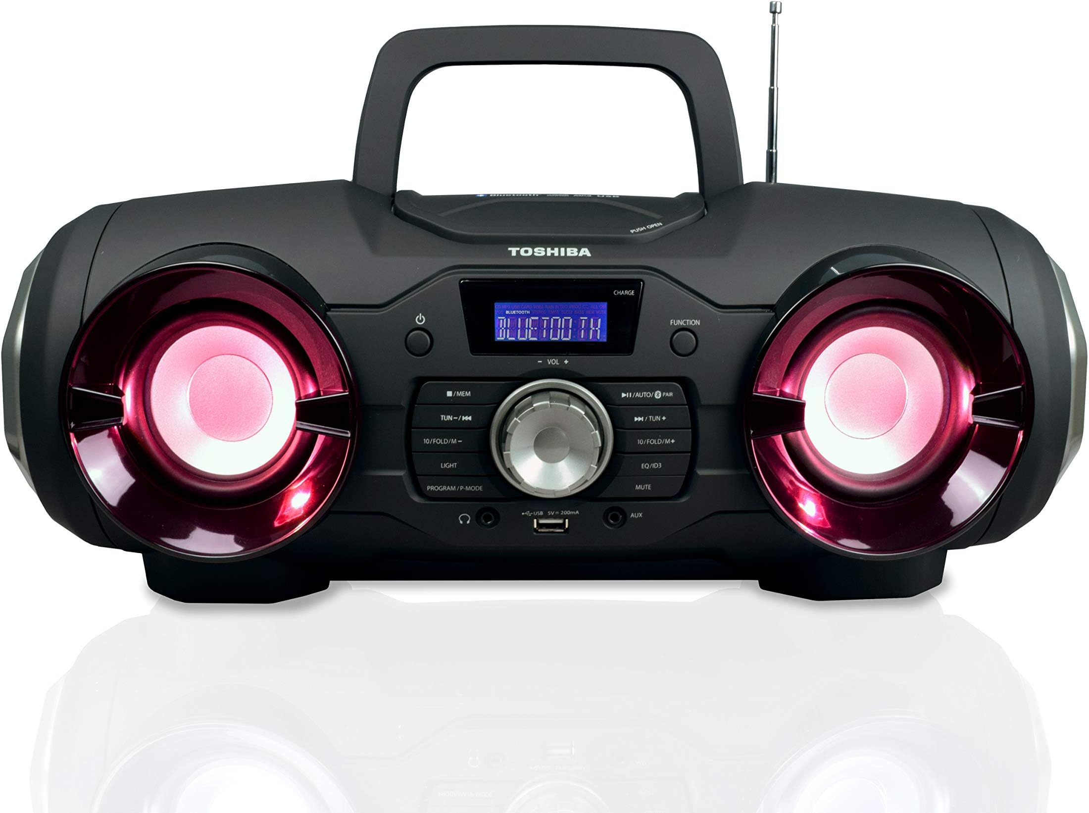 Amazon.com: KLIM Boombox B4 CD Player Portable Audio System - New - AM ...