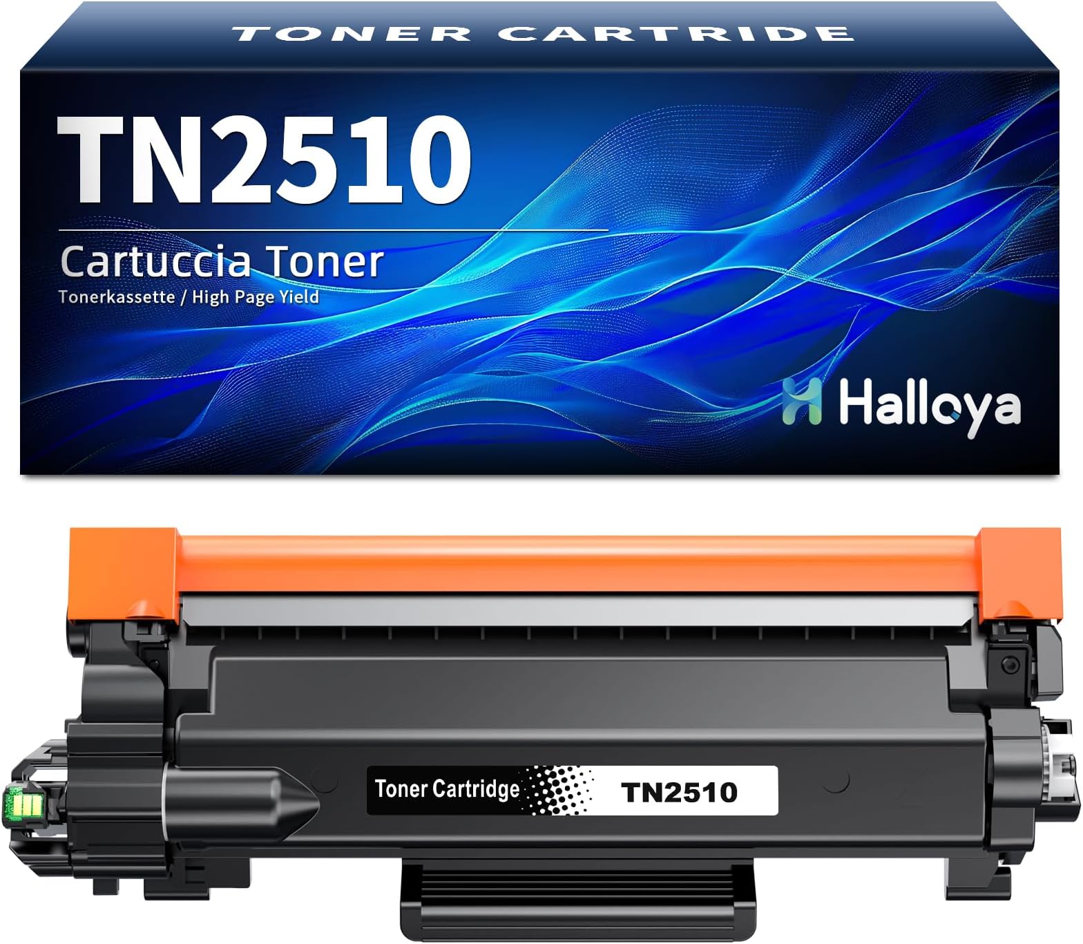 Hookink 1Schwarz TN2510 TN-2510 Toner Kompatibel für Brother MFC ...