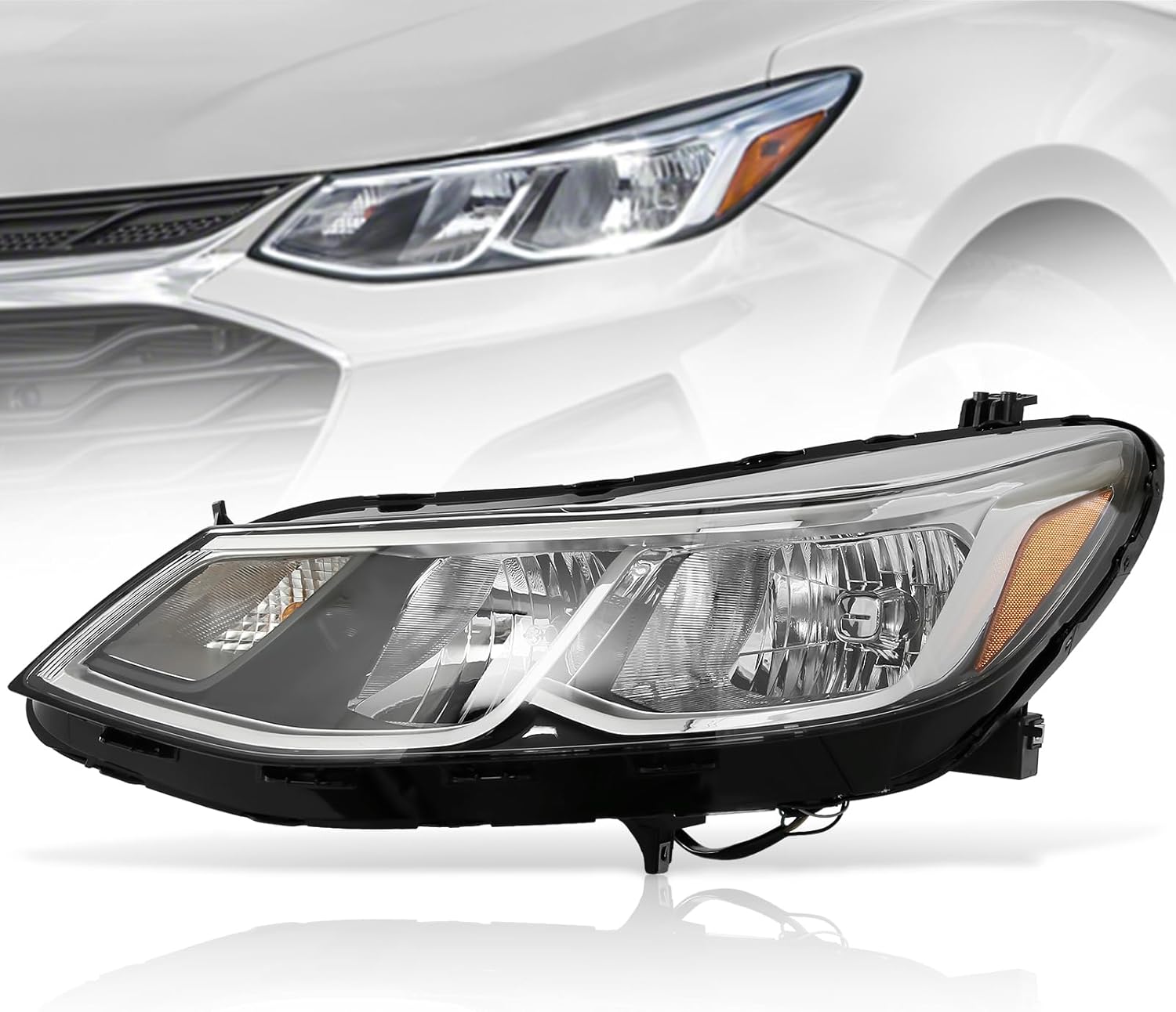 Amazon.com: Partzer Headlights Assembly Kit Compatible with 2016 2017 ...