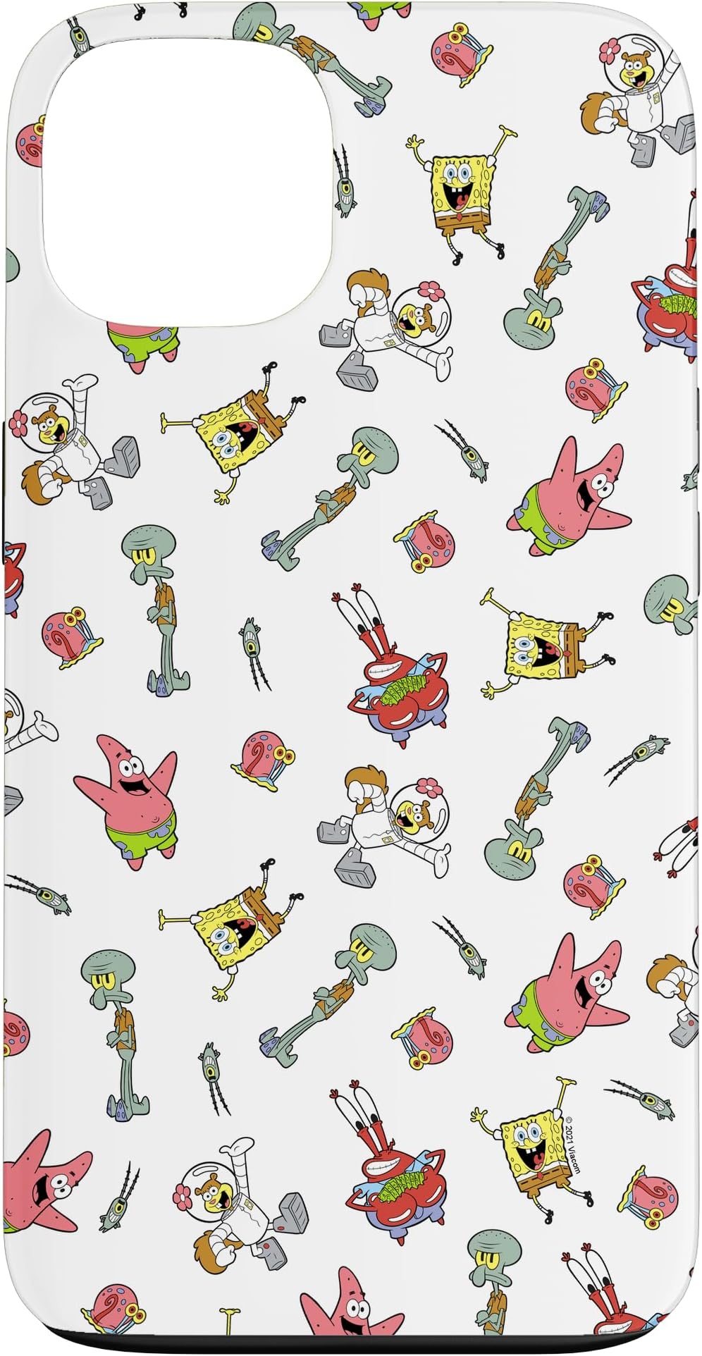 Amazon.com: iPhone 13 SpongeBob SquarePants Running Patrick Case : Cell ...